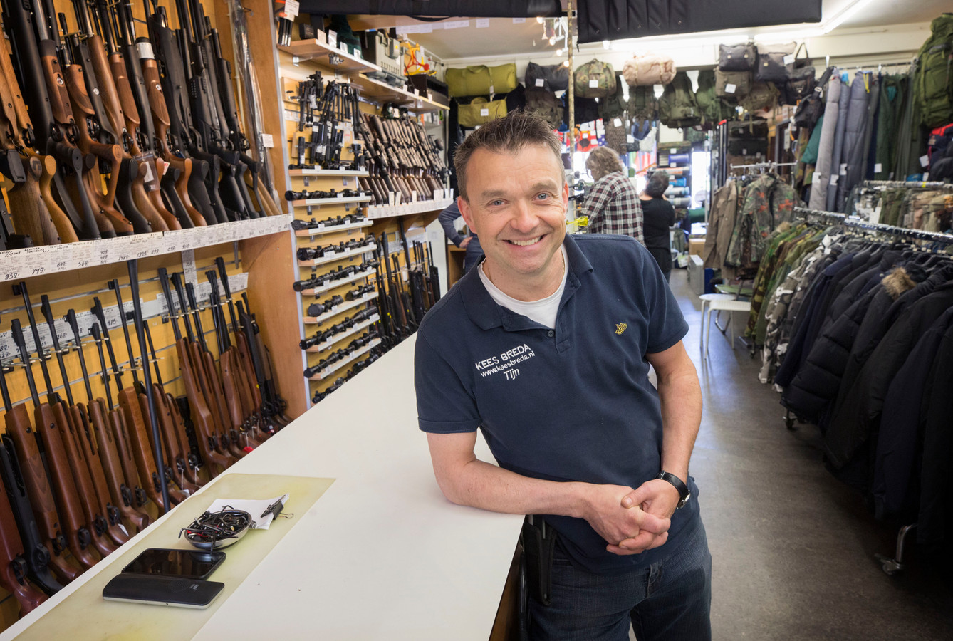 Van kogelwerende vesten tot luchtdrukgeweren: Kees Breda ziet klandizie ...