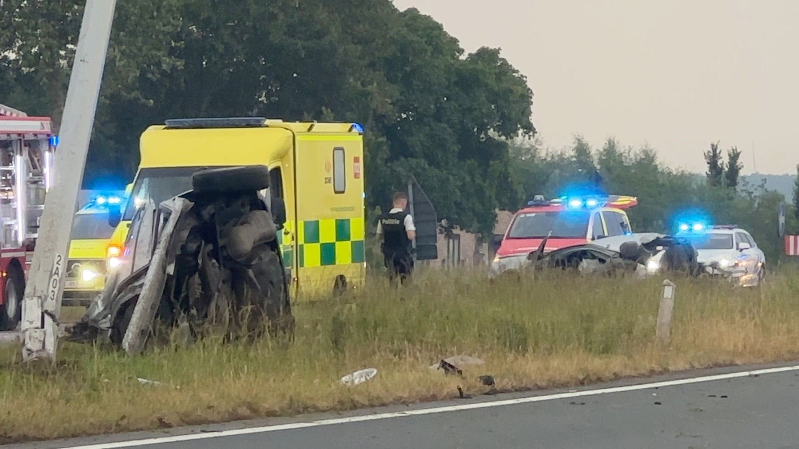 Un mort et trois blessés graves dans un accident de la route à Damme | Foto | 7sur7.be