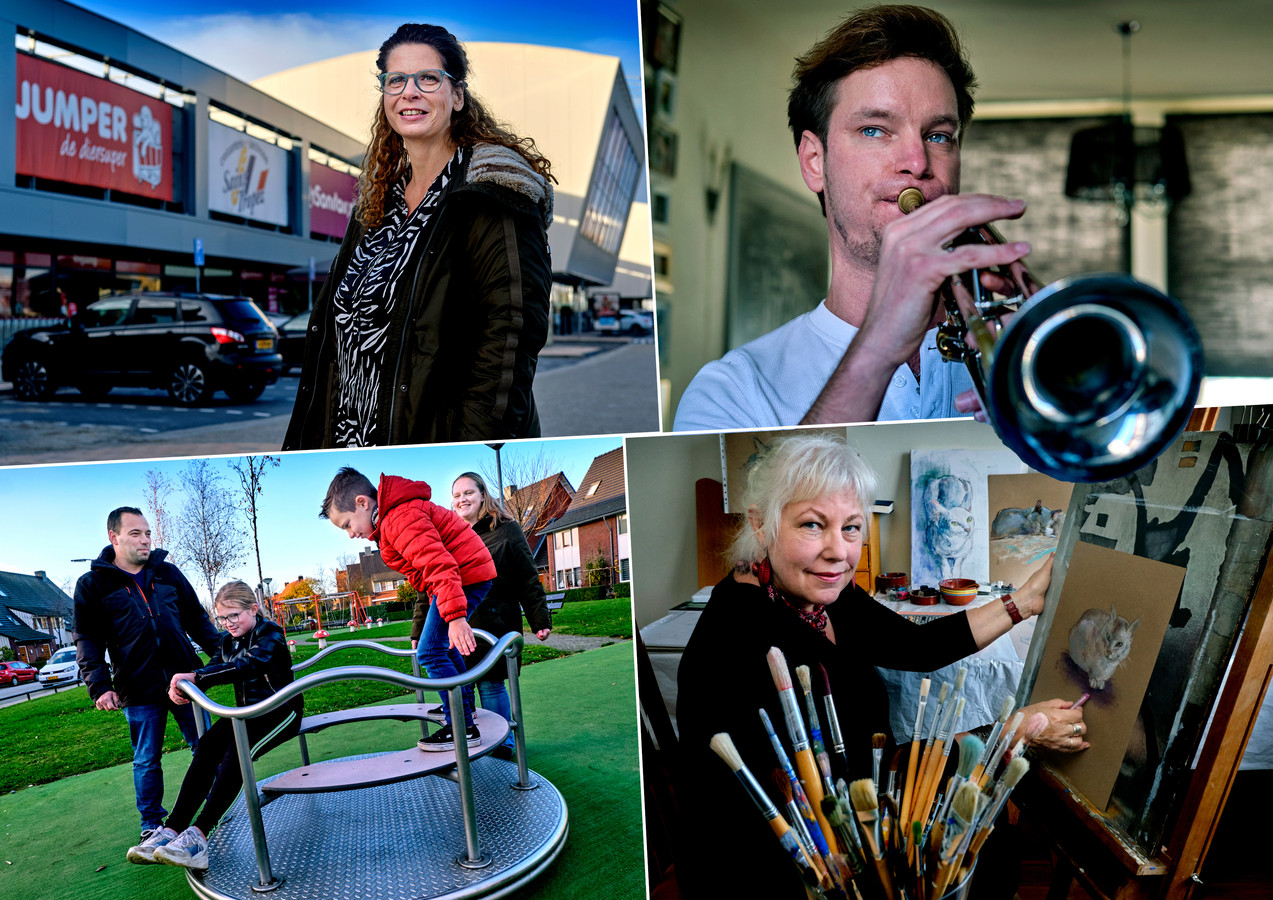 Zo houden Karin, Robert, Kirsten en Gusta de lockdown leuk | Foto | AD.nl