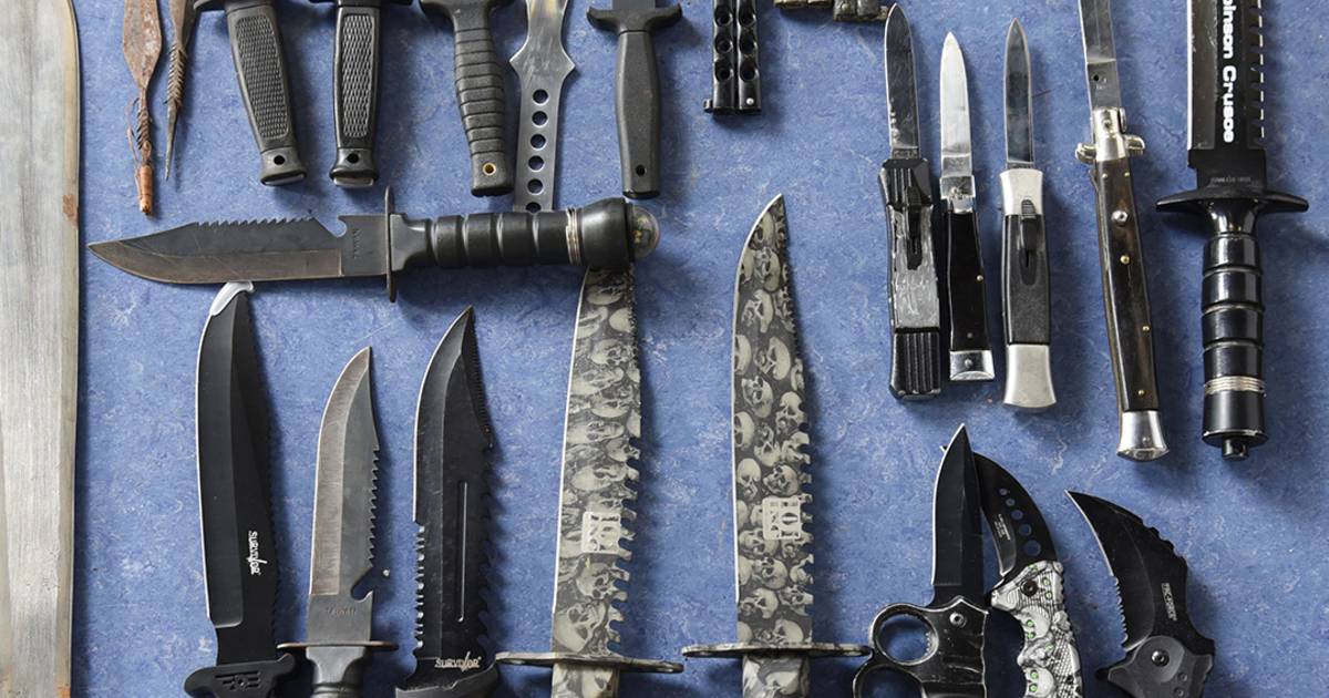 Volgende week kun je hier straffeloos en anoniem je steekmessen ...