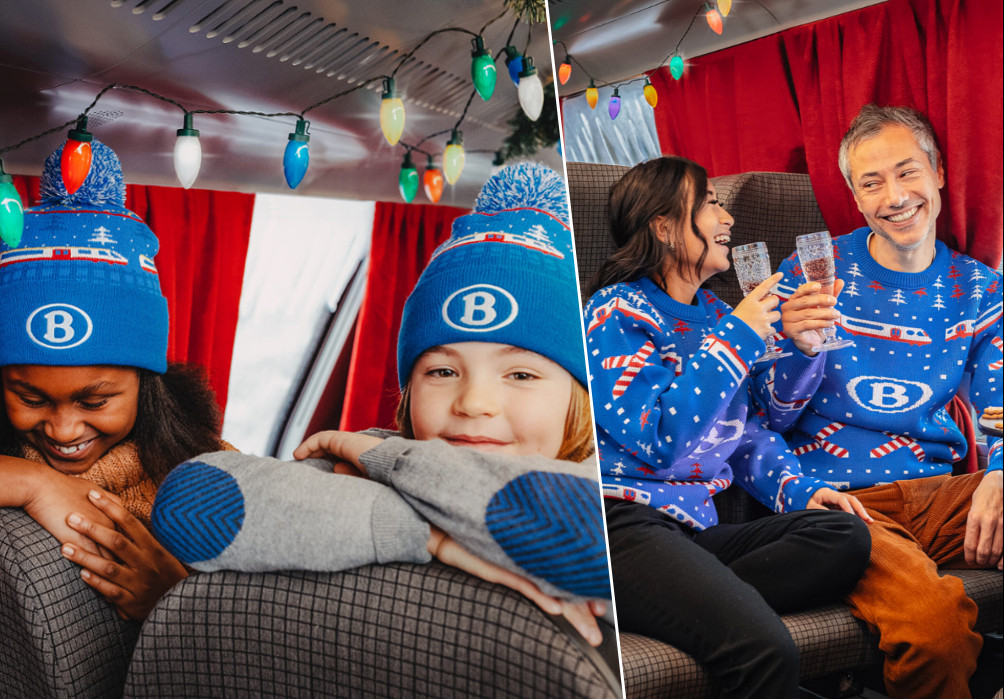 Vous cherchez un pull de Noël original? La SNCB dévoile sa collection ...