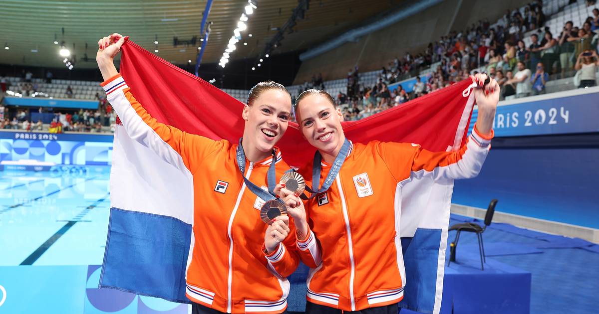 Brons! Synchroonzwemzusjes Bregje en Noortje de Brouwer uit Goirle ...