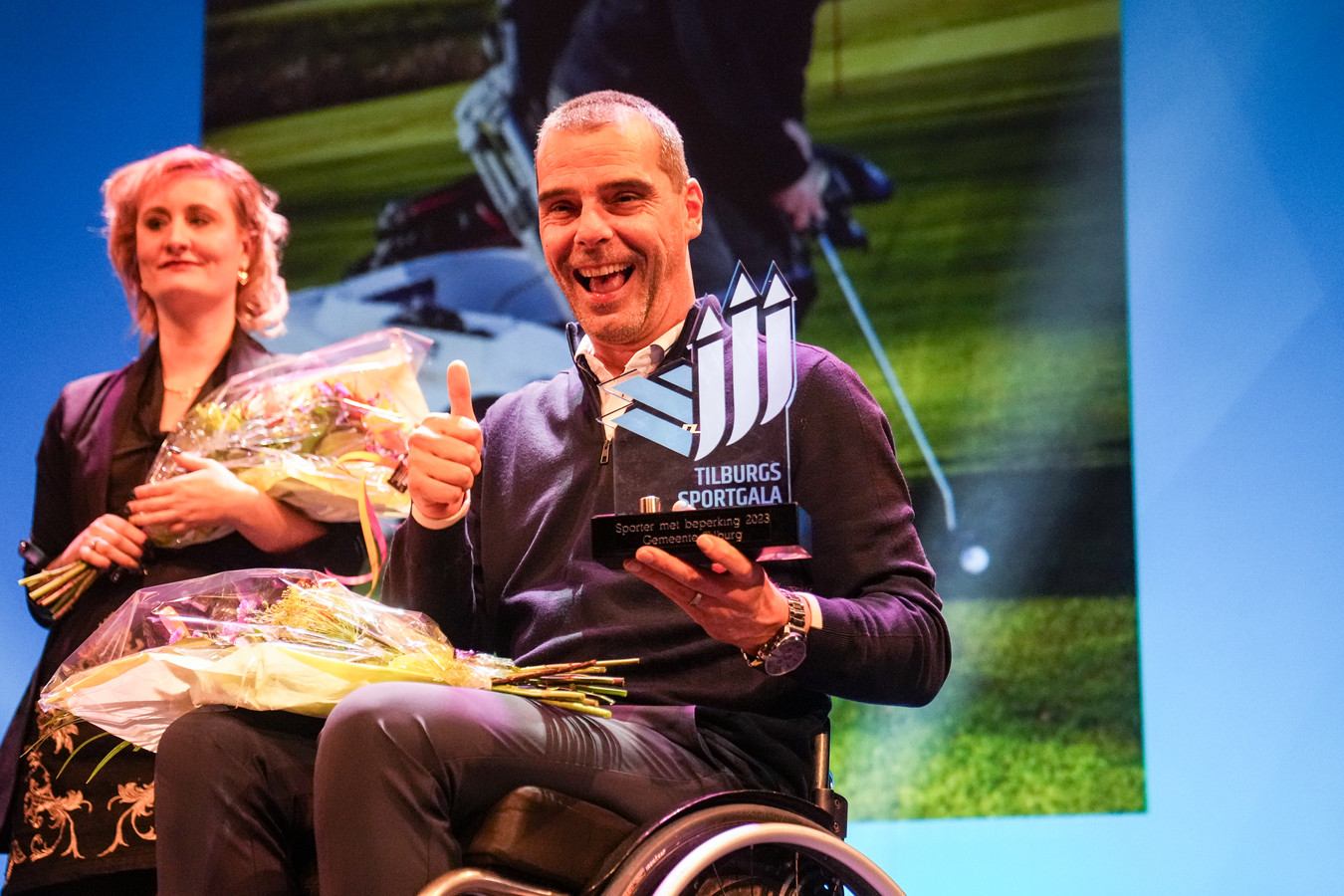 Sportgala Tilburg eert Richard Kluwen die op niveau golft vanuit een ...