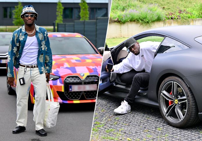 Défilé de bolides à Tubize: Lukaku en Ferrari, Batshuayi dans une BMW ...