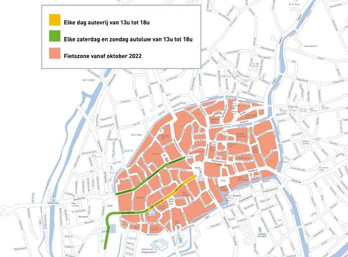 Vanaf nu fietszone in deel Brugse binnenstad, maar wat betekent dat ...
