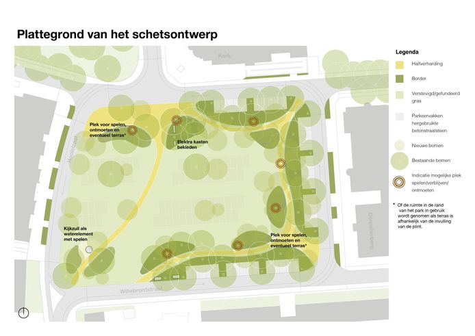 Eerste schets van nieuwe Teteringse WA-plein na twintig jaar praten ...