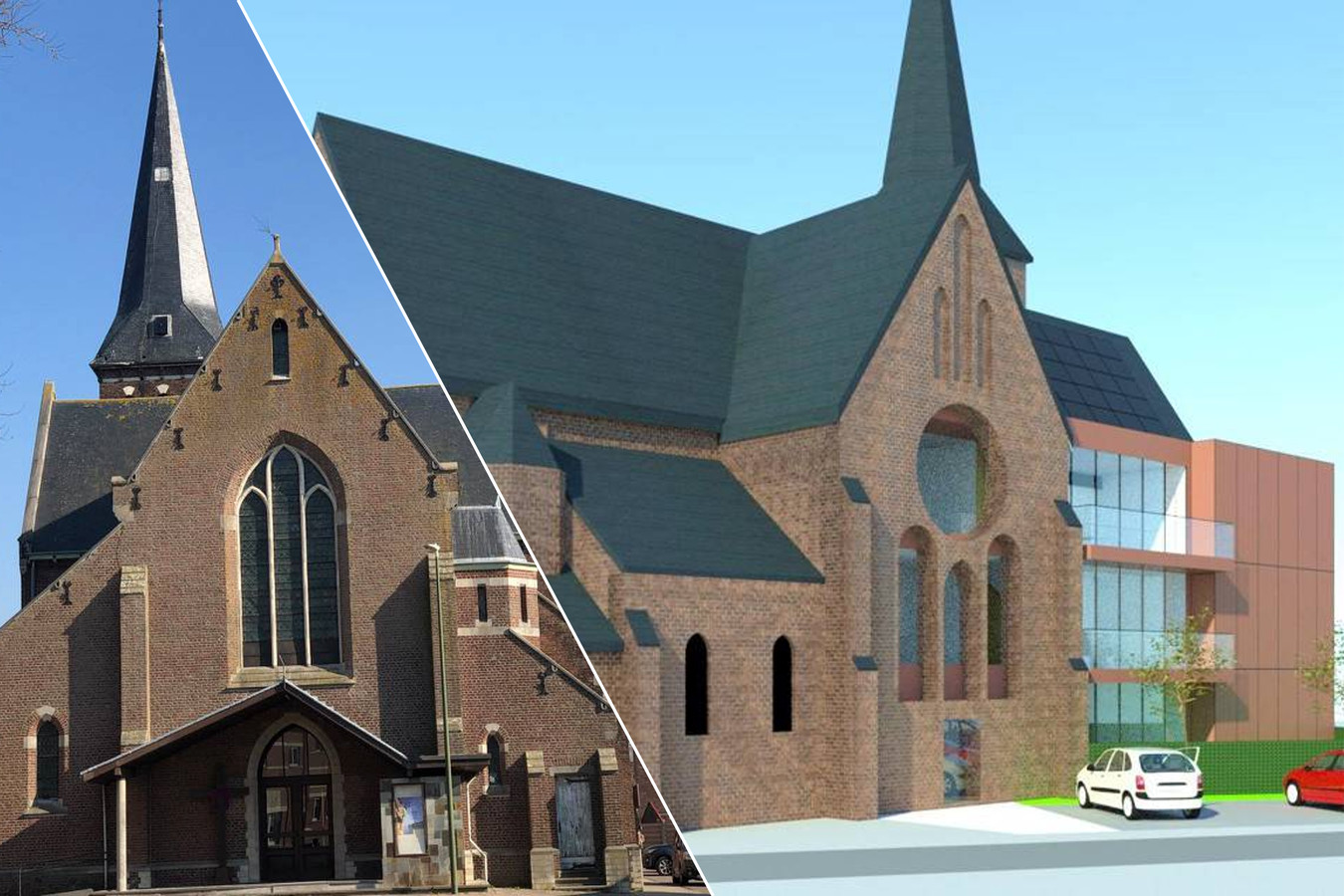 Glabbeek krijgt één van de eerste woonkerken in Vlaanderen | Foto | hln.be