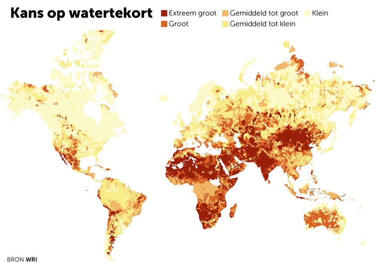 Genoeg water op aarde, maar toch watertekort. Hoe kan dat? | De Morgen