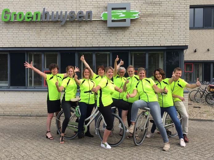 Team Groenhuysen voor het eerst in Veluwse fietstocht voor Alzheimer ...