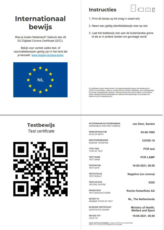 Veel onduidelijkheid over QR-codes en gratis testen bij reizen naar ...