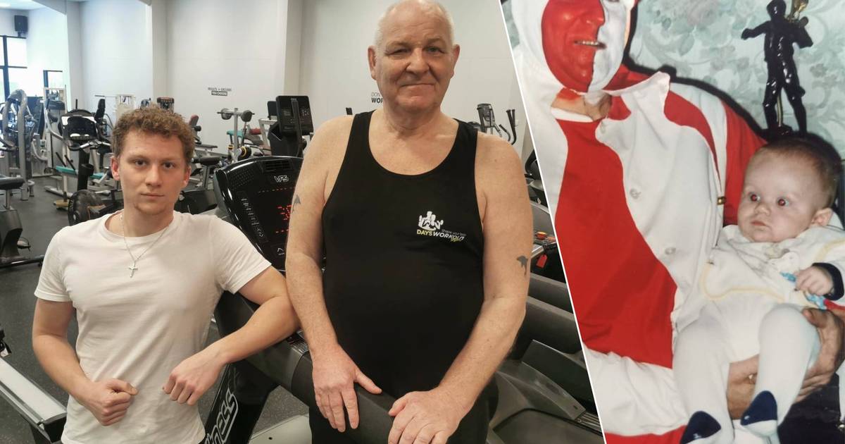 Colin (20) stapt in voetsporen van opa Brian, de stadsnar van Ieper ...