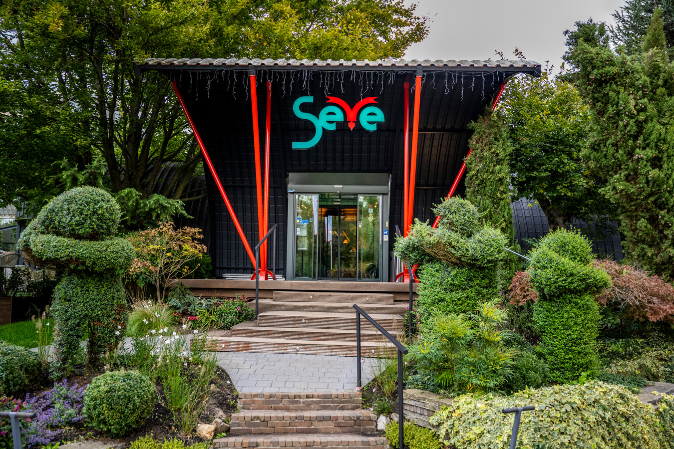 Bij Seve kun je golfen maar eten van de Jospergrill is er net zo leuk ...