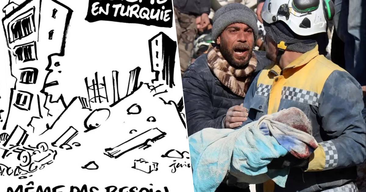 “Het is niet eens nodig tanks te sturen”: Charlie Hebdo-cartoon over ...