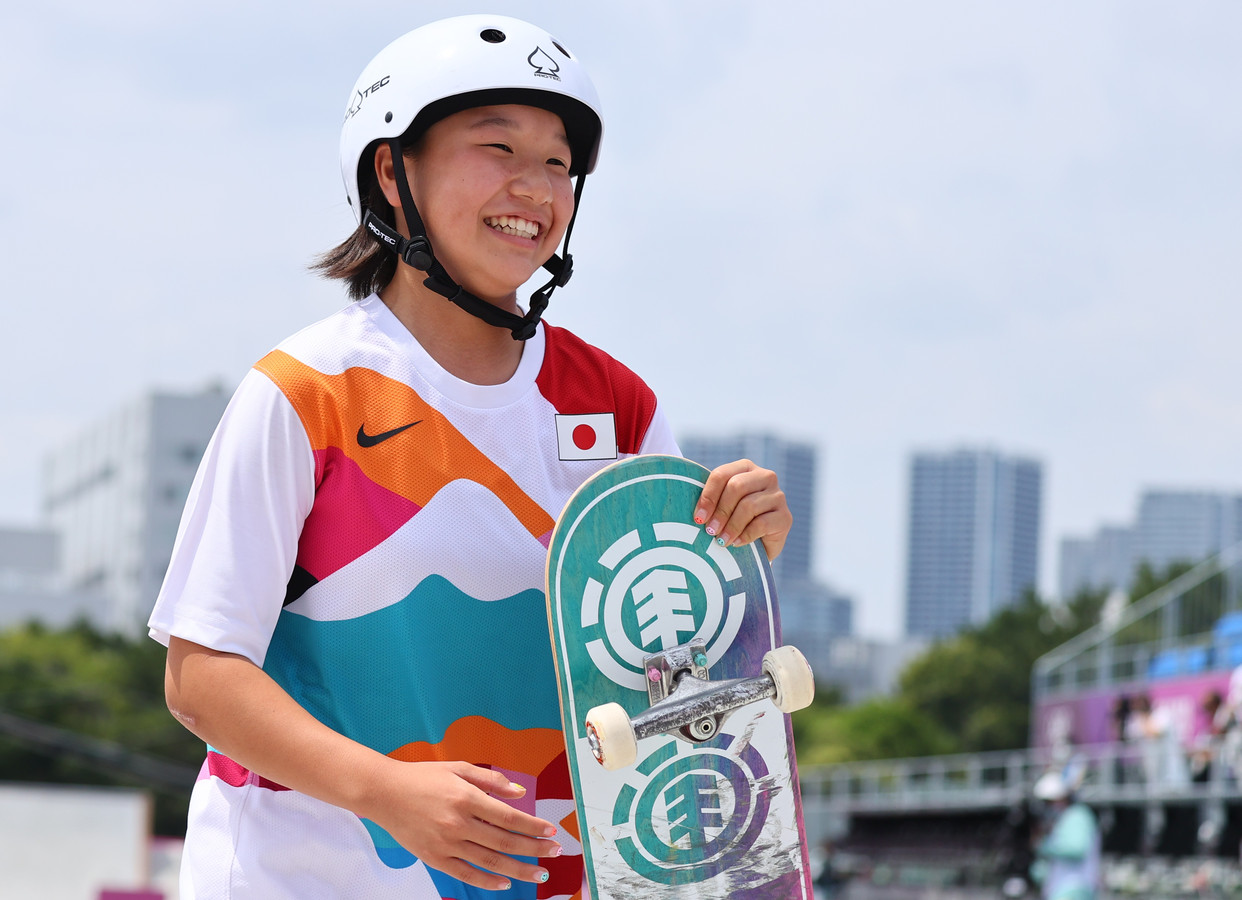 La Japonaise Nishiya, 13 ans, première championne olympique de l ...