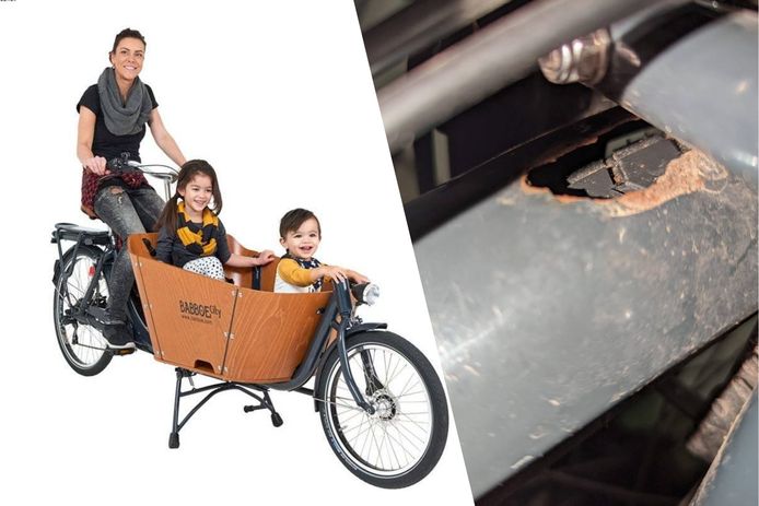 Ook in ons land kapotte bakfietsen van Babboe: “Ik en mijn tweeling van ...