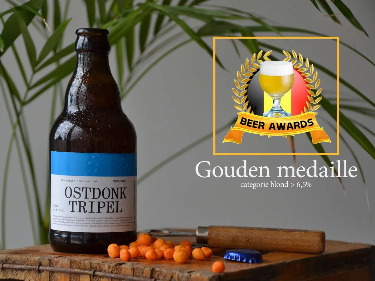 Ostdonk Tripel wint voor tweede keer gouden medaille op Belgian Beer Awards | Foto | hln.be