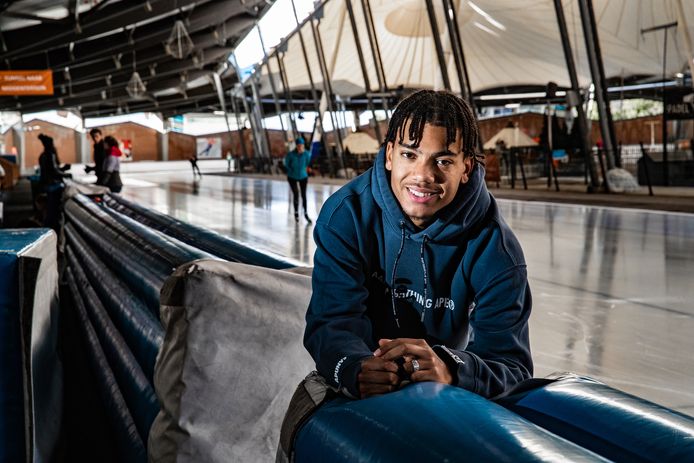 Chris Frederiks stelt Shani Davis als grote voorbeeld: ‘Ik schaatste ...