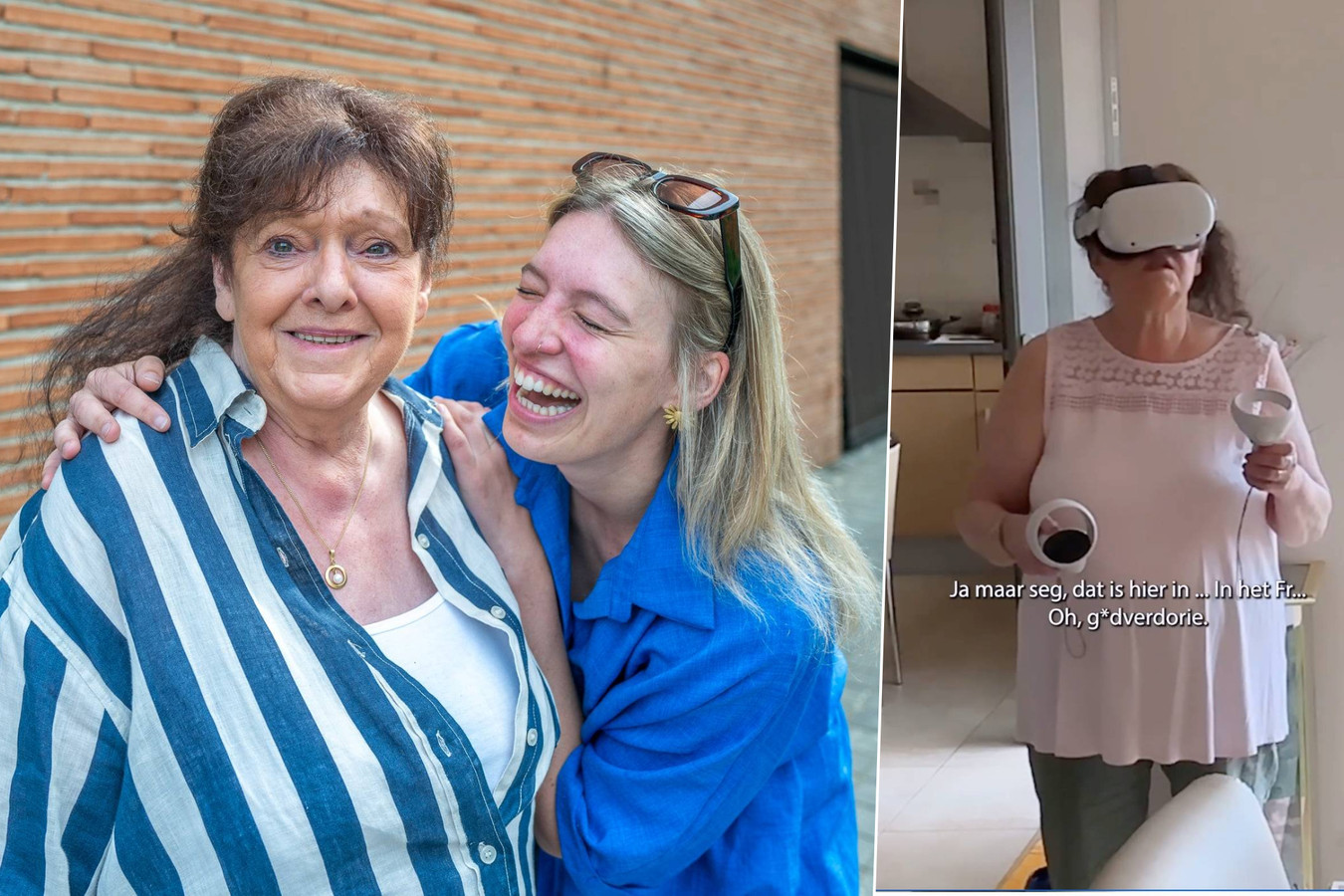 Shauni (30) en haar ‘Oilsjters’ moeke Rita (72), een hit op sociale ...