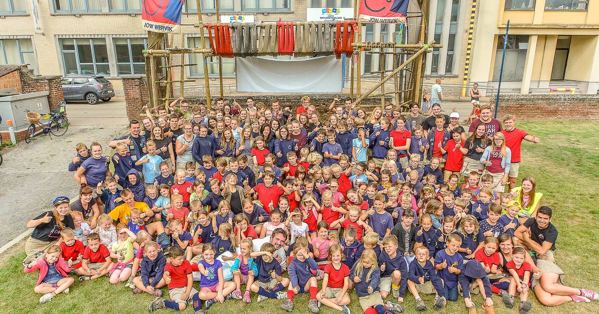 Chiro Jow start nieuw werkjaar op jeugdsite d'Arke | Wervik | hln.be