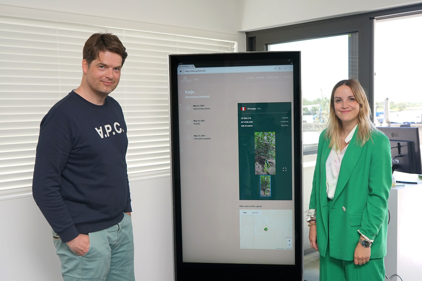 “Volg live de groei van ‘jouw’ boom, zelfs aan de andere kant van de ...