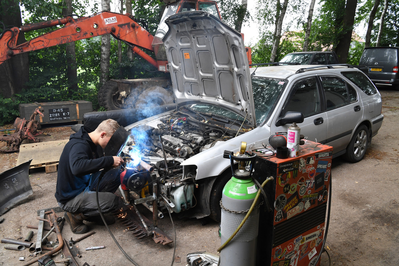 Op zoek naar een tank uit de Golfoorlog of een aardappelsnelvuurkanon ...