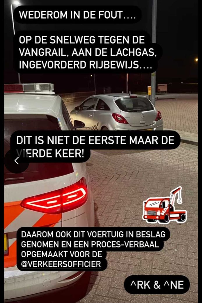 Hardleerse lachgasgebruikende automobilist moet auto inleveren (en dat ...