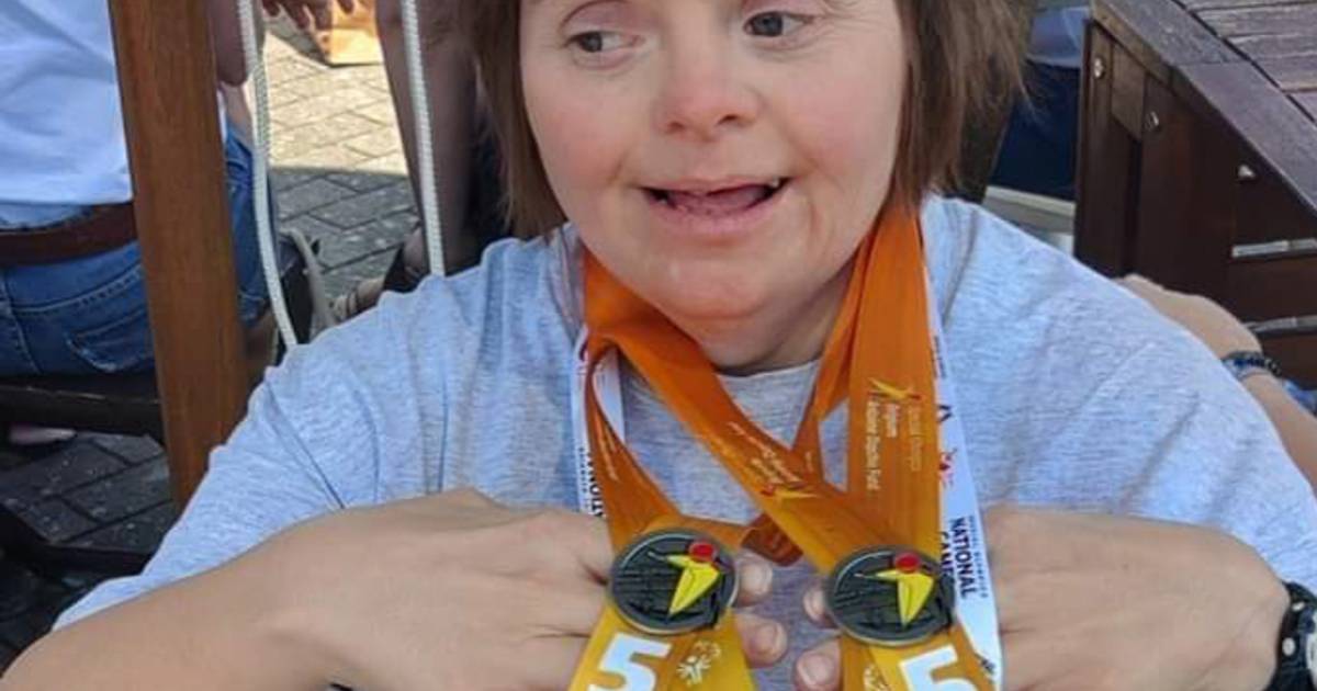 Heidi (44) pakt gouden medaille op Special Olympics | Gavere | hln.be