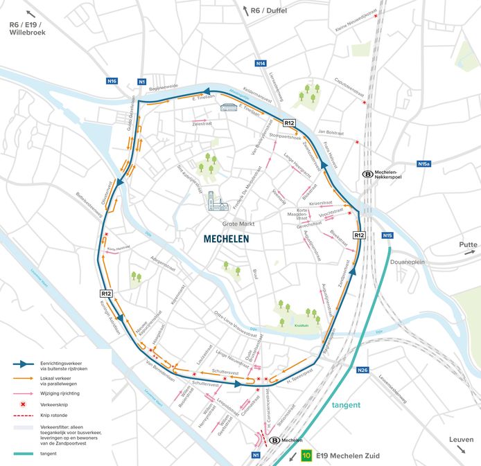 Make-over maakt van Mechelse Vesten groene stadsring: minder plaats ...