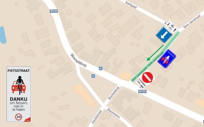 Proefopstelling in Sint-Jansstraat vanaf 26 mei: beperkt enkelrichting ...