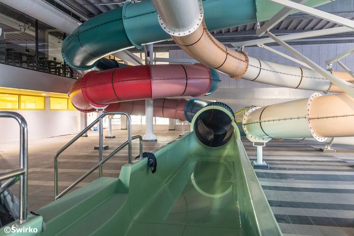 IN BEELD. Het nieuwe zwembad Aquatopia is zo goed als klaar: “232 meter ...