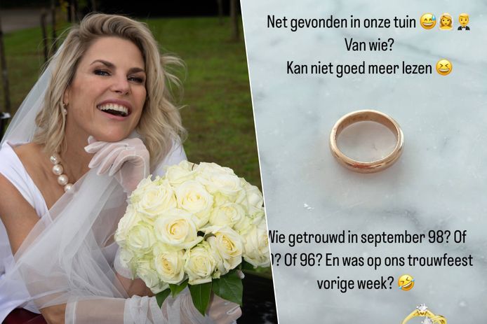 Tanja Dexters vindt trouwring van gast terug na haar huwelijksfeest: “Wie is er getrouwd in ‘98 ...