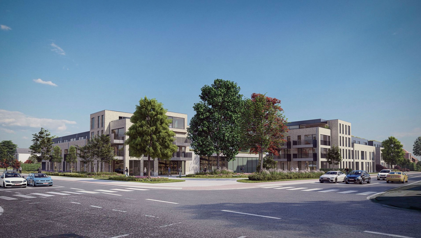 Kim Van Oncen en haar broer Tom starten bouw nieuwe Delhaize in Putte ...