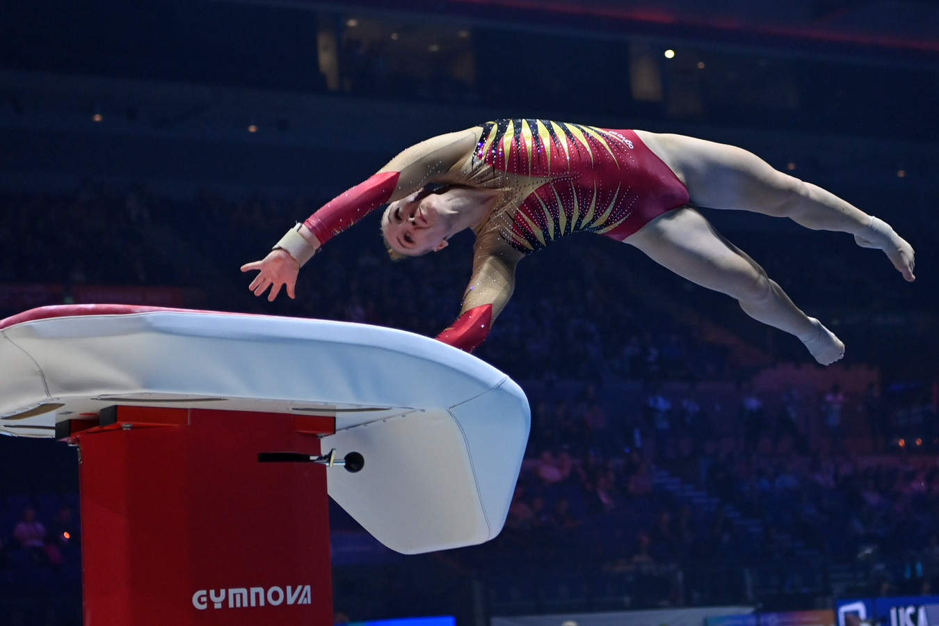 Nina Derwael stelt bij WK-rentree finaleplek op brug haast zeker veilig ...