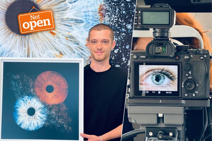 NET OPEN. Iris Galerie in Hasselt maakt van jouw oog een echt kunstwerk: “Onze duurste ...
