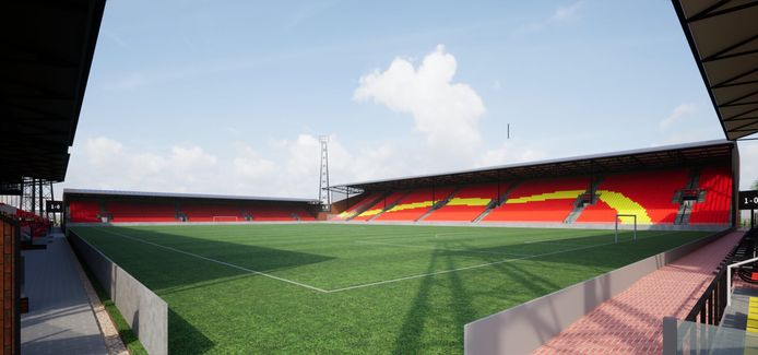 Twee nieuwe tribunes en 2500 extra plekken: GA Eagles deelt beelden van ...