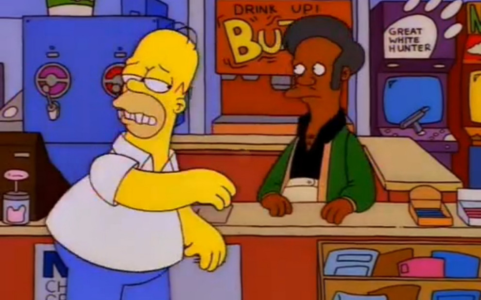 'Thank you, come again': dit Simpsons-personage ligt zwaar onder vuur ...