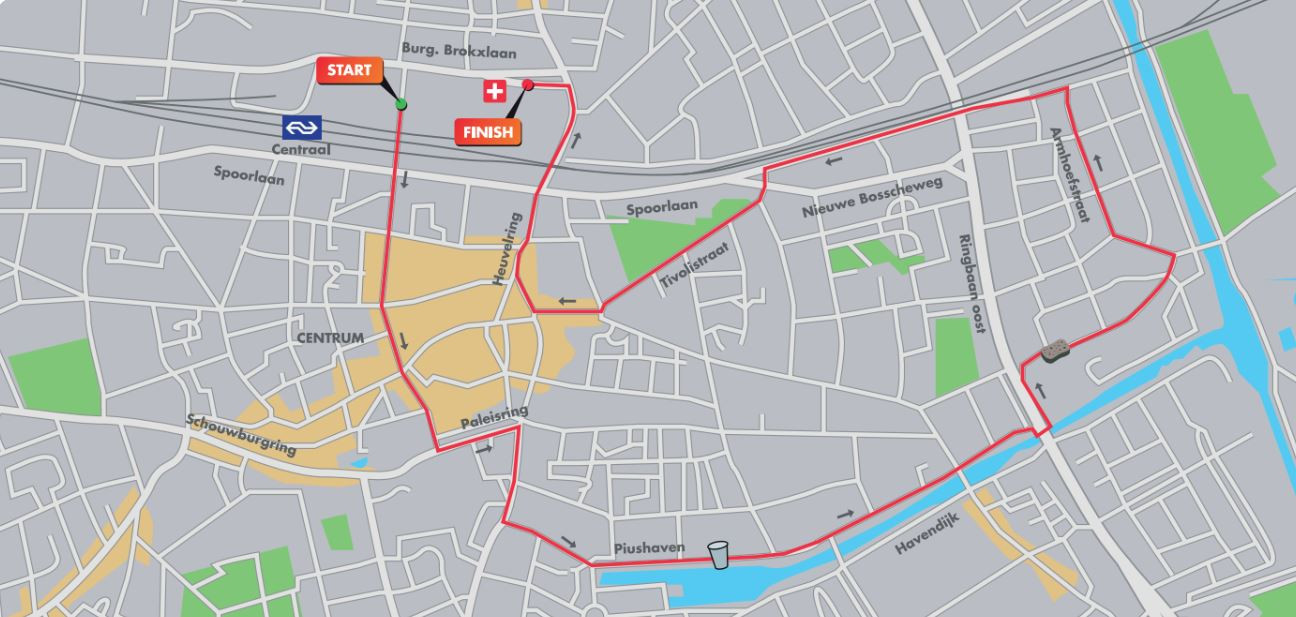 Tilburg Ten Miles start dit jaar vanaf de Besterdring | Foto | bd.nl