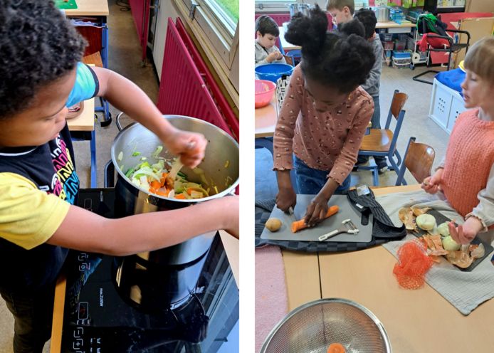 In deze school zitten kinderen zo weinig mogelijk in de klas. “Mijn ...