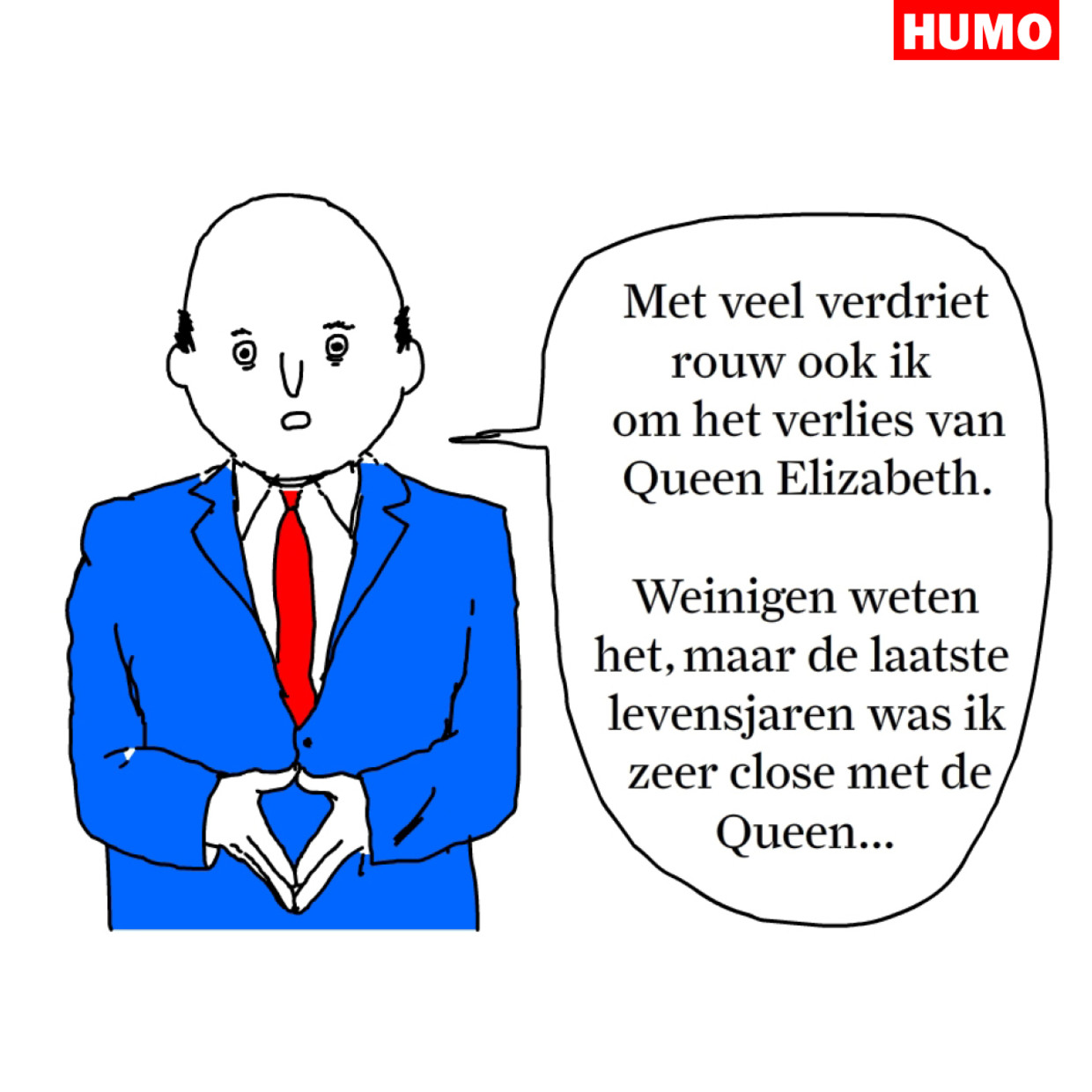 Sociaal Incapabele Michiel neemt afscheid van de Queen: ‘Haar humor was ...