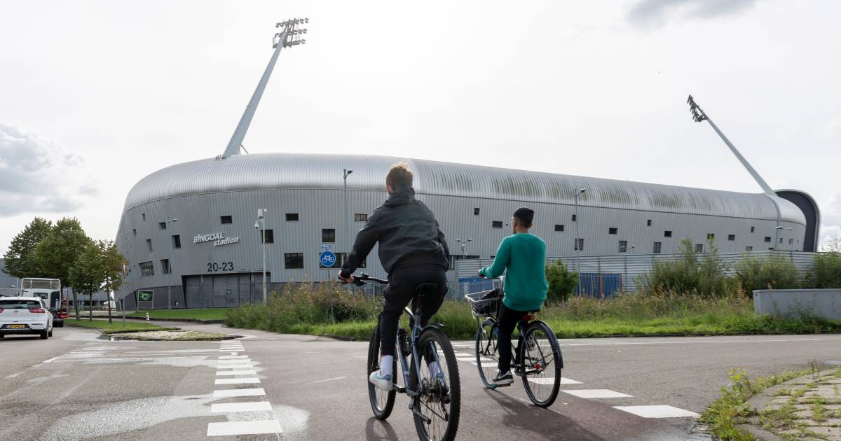Die groengele looproute naar het ADO-stadion komt er nog steeds niet ...