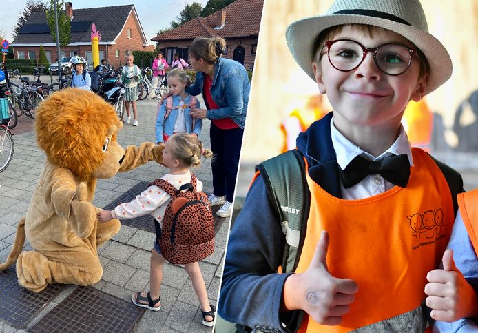 Met een lach en een traan: zo beleefde Vlaanderen de eerste schooldag ...