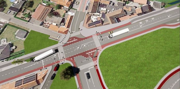 Veilige herinrichting van kruispunt Belgiek start op 7 augustus, voorbereidende werken vatten ...