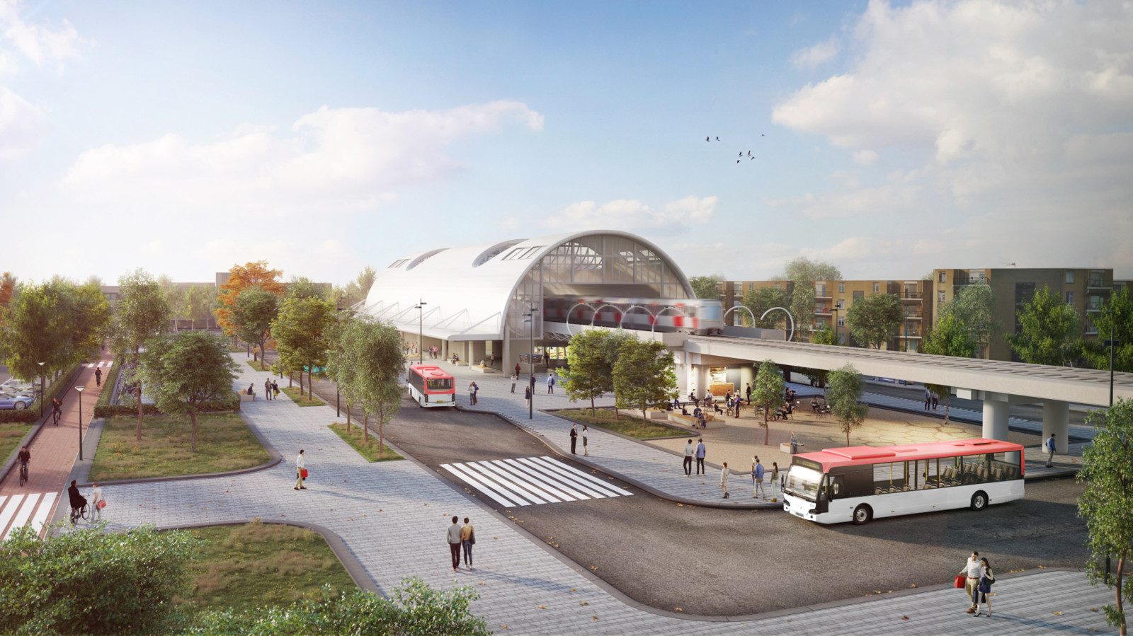 Miljoenen voor flinke opknapbeurt metrostation Spijkenisse Centrum ...