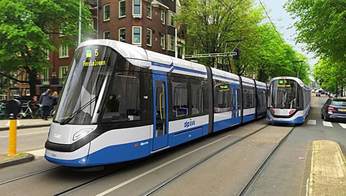 GVB toont foto's van de nieuwe trams | Amsterdam | AD.nl