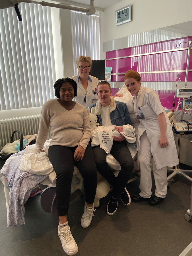 Shilo is duizendste baby die dit jaar geboren is in Slingeland ...