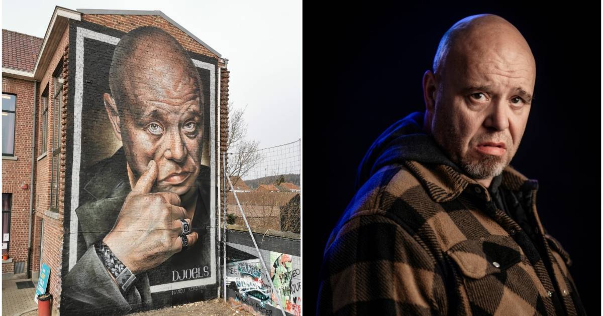 Metershoog portret van Manou Kersting op gevel in Ronse dankzij ...