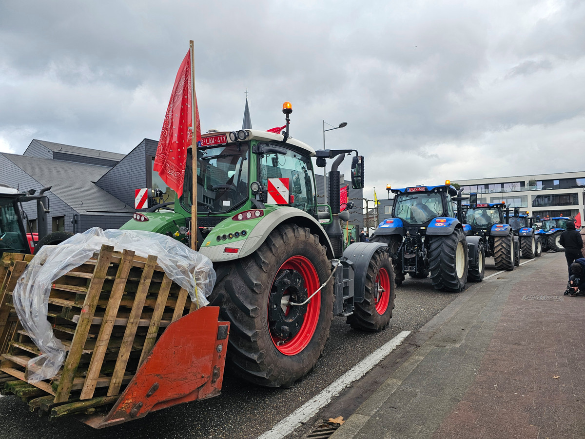 “De economie mag niet stilvallen, maar de boer wel?”: honderden boeren ...