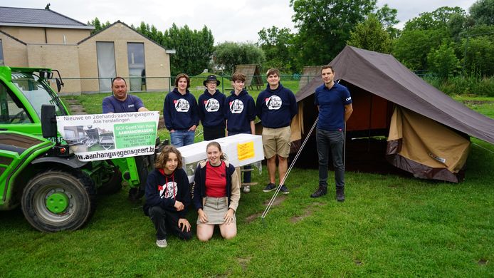 Lokale ondernemers helpen Chiro Kallo uit de nood met tenten ...