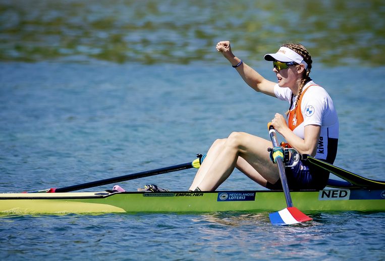 Een historische Europese titel in de skiff voor Karolien Florijn