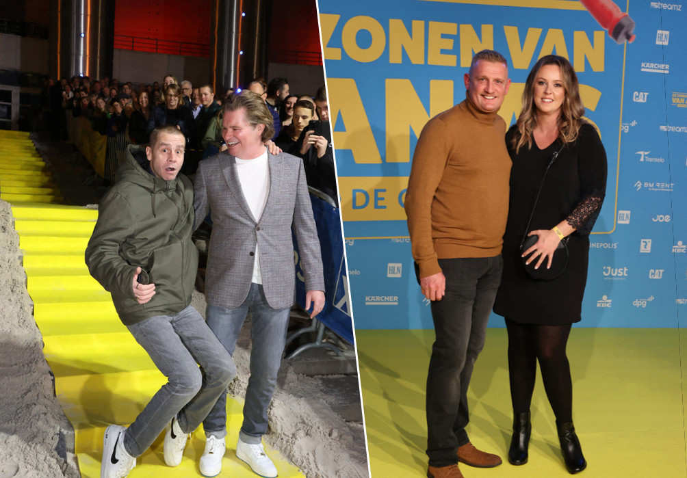 IN BEELD. Een swingende Sam Gooris en een onherkenbare Bart Wellens ...